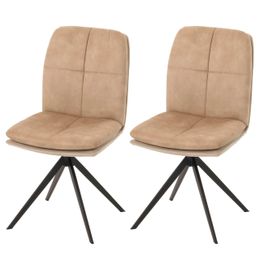 MCW ESSZIMMERSTUHL Beige 2er-Set