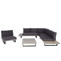 MCW GARTEN-GARNITUR Schwarz, Grau