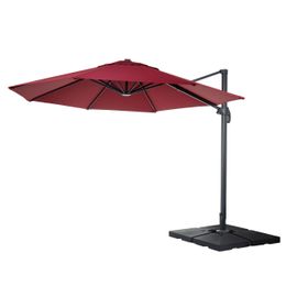MCW AMPELSCHIRM RUND Bordeaux 400/400 cm