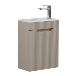 Badplaats G&Auml;STE-WC-M&Ouml;BELSET Thermis 2 Teile Cashmere - 40 x 22 x 53 cm