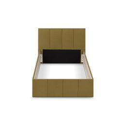 Halmon Schlafkomfort Betten POLSTERBETT Dalas Avocado 100 x 200 x 40 cm Stauraum Ohne Matratze und Lattenrost