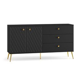 SIDEBOARD Mano&eacute; Schwarz