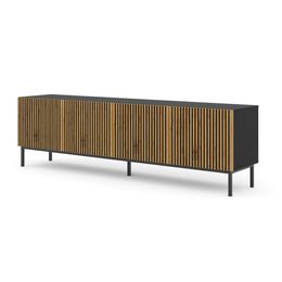 TV-M&Ouml;BEL Phila&eacute; Holz und Schwarz