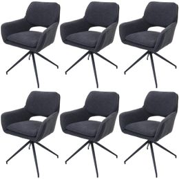 MCW ESSZIMMERSTUHL Dunkelgrau 6er-Set