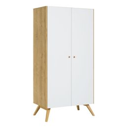 SCHRANK 2 T&uuml;ren Wei&szlig;