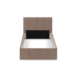 Halmon Schlafkomfort Betten POLSTERBETT Dalas Sahara 100 x 200 x 40 cm Stauraum Ohne Matratze und Lattenrost