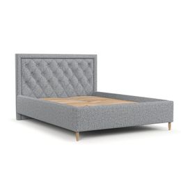 POLSTERBETT Lido 120/200 cm Grau im Riva Stoff