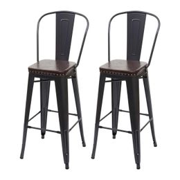 MCW BARHOCKER H10C Schwarz, Braun 2er-Set