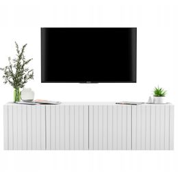 TV-SCHRANK Elpis Wei&szlig; Matt Glamour 150 cm
