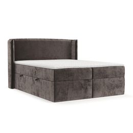 BOXBETT Viva 200/200 cm Braun im Lotta Stoff