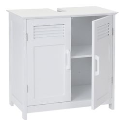 MCW WASCHBECKENUNTERSCHRANK Wei&szlig;