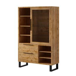 GESCHIRRSCHRANK Eden Holz und Metall