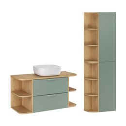 BADM&Ouml;BEL 100.4cm Oria 2er-Set Gr&uuml;n