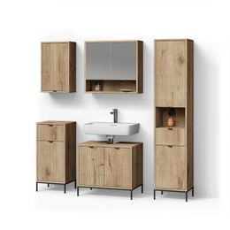 BADM&Ouml;BEL-SET ATERNO Viking Oak 5 Teile