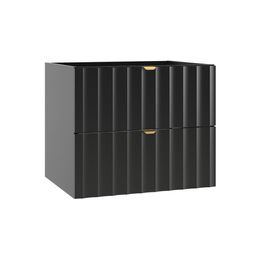 WASCHTISCHUNTERSCHRANK 60cm Lexa Schwarz