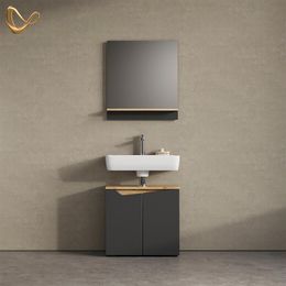 BADM&Ouml;BEL-SET Timavo Anthrazit 2 Teile