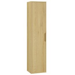 Badplaats BADEZIMMERSCHRANK Rimini mit 1 T&uuml;r Eiche - 38 x 33 x 170 cm