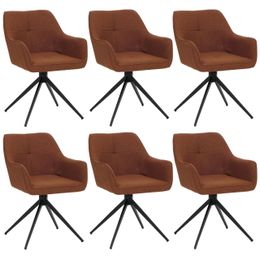 MCW ESSZIMMERSTUHL Schwarz, Orange 6er-Set
