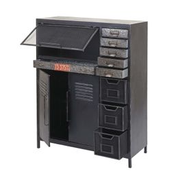MCW APOTHEKERKOMMODE Schwarz