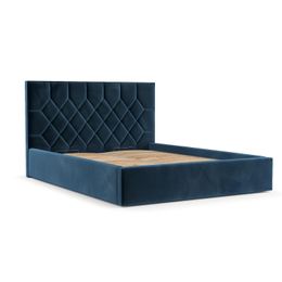 POLSTERBETT Brisa 180/200 cm Dunkelblau im Kronos Stoff