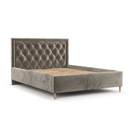 POLSTERBETT Lido 160/200 cm Beige im Lotta Stoff