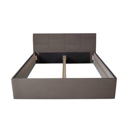 Halmon Schlafkomfort Betten POLSTERBETT Damas Sahara 200 x 200 x 40 cm Mit hochwertiger Matratze H3 (bis 120 kg) und Lattenrost