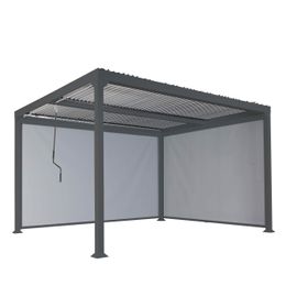 MCW ALU PERGOLA MIT SEITENWAND Anthrazit