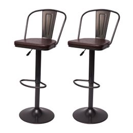 MCW BARHOCKER H10A Schwarz, Braun 2er-Set