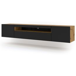 TV-M&Ouml;BEL Aurus Holz und Schwarz
