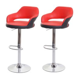 MCW BARHOCKER Rot, Schwarz 2er-Set