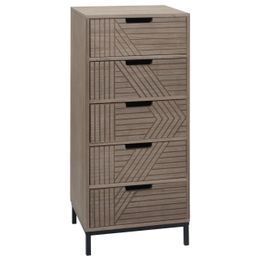 MCW KOMMODE Grau, Braun
