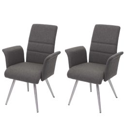 MCW ESSZIMMERSTUHL Grau, Braun 2er-Set