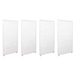 MCW PANEELE F&Uuml;R PERGOLA Wei&szlig; 4er-Set-Set