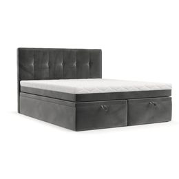 BOXBETT Arivo 180/200 cm Grau im Kronos Stoff