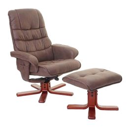 MCW RELAXSESSEL MIT HOCKER Braun