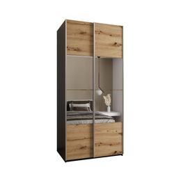 SCHWEBET&Uuml;RENSCHRANK 245,5/100/64 2-t&uuml;rig