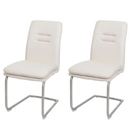 MCW ESSZIMMERSTUHL Cremewei&szlig; 2er-Set