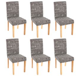 MCW ESSZIMMERSTUHL Grau, Wei&szlig; 6er-Set
