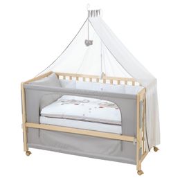 Roba BABYBETT Jumbo twins grau 5er-Set 60 x 120 cm