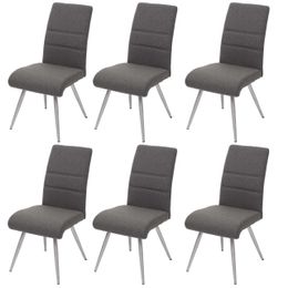 MCW ESSZIMMERSTUHL Grau, Braun 6er-Set