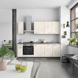 Nobilia K&uuml;chenblock Riva Low m. Ger&auml;ten Wei&szlig;