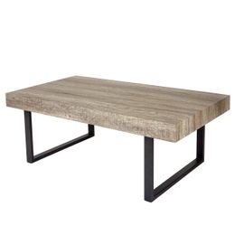 MCW COUCHTISCH rechteck Wildeiche Dekor