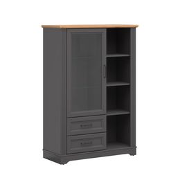 GESCHIRRSCHRANK Charlie Grau