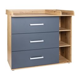 Arthur Berndt WICKELKOMMODE Alessio 115/100/75 cm Anthrazit Artisan Oak