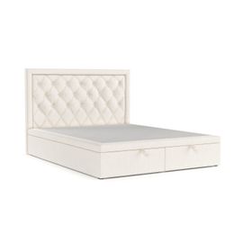 POLSTERBETT Nicobar mit Stauraum 180/200 cm Creme im Alta Stoff