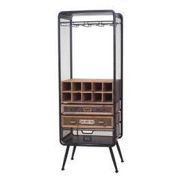 MCW WEINREGAL Schwarz, Braun
