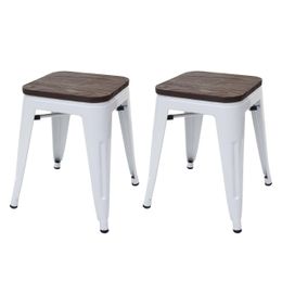 MCW HOCKER HOLZ-SITZFL&Auml;CHE Wei&szlig;