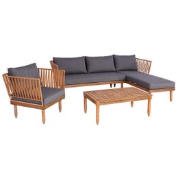 MCW GARTEN-GARNITUR Braun, Grau