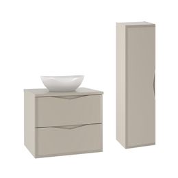 BADM&Ouml;BEL 60.6cm Ellie 2er-Set Kaschmir