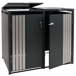 MCW 2ER-M&Uuml;LLTONNENVERKLEIDUNG Anthrazit, Silber